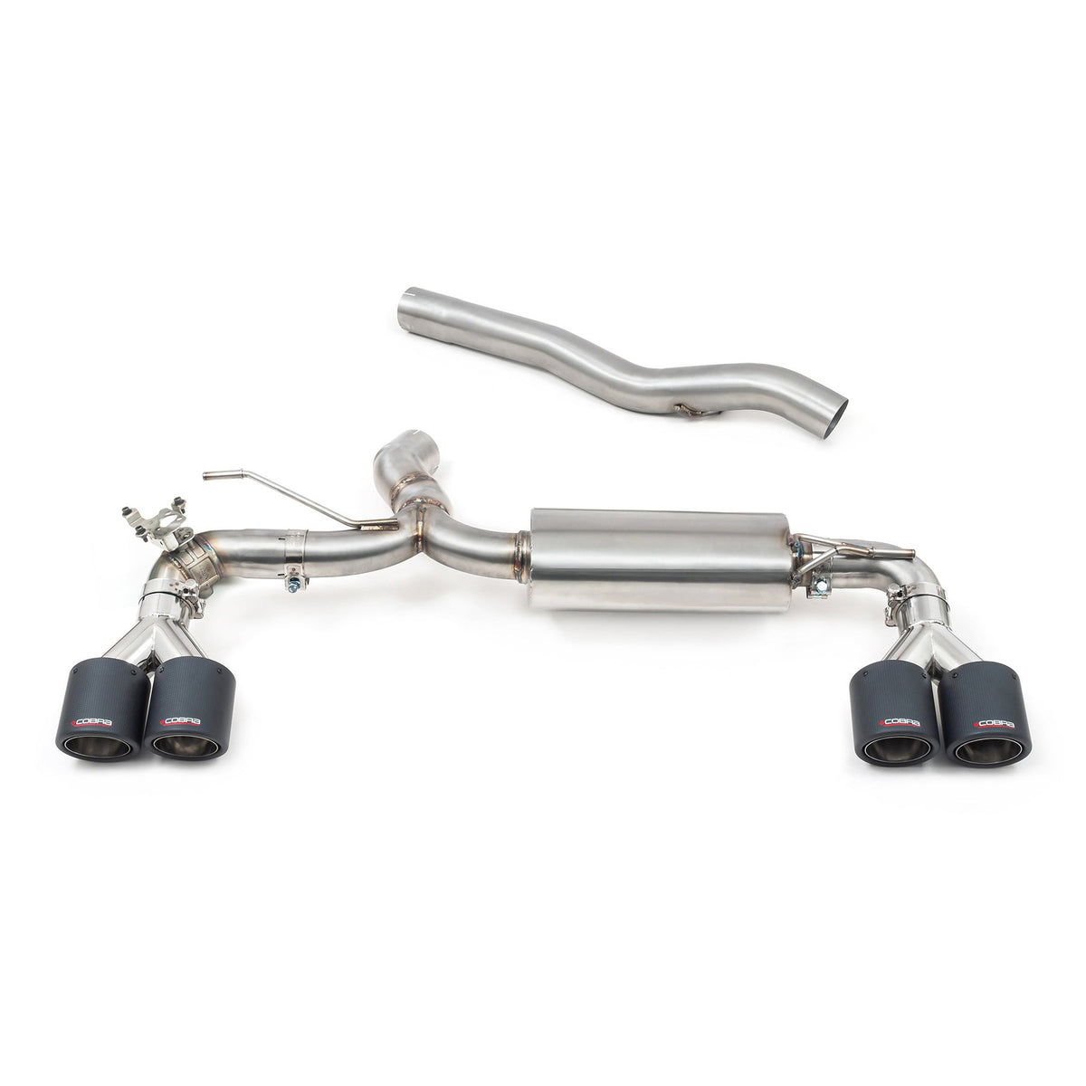 BMW M135i (F40) Quad Exit GPF/PPF Back M3 Style Performance Exhaust ...