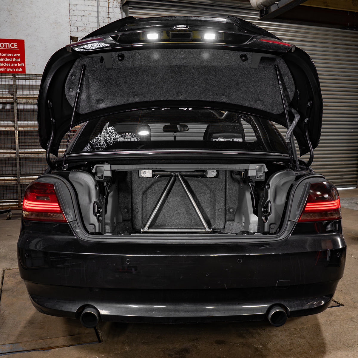 K-Brace® - BMW 3 Series Convertible E93 Rear Strut Brace — BAF Motorsport