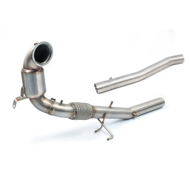 VW Tiguan R (21>) Front Downpipe Sports Cat / De-Cat Performance Exhau ...