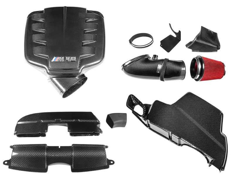 EVENTURI BMW E90, E92 & E93 M3 FULL CARBON FIBRE INTAKE & ENGINE BAY P ...