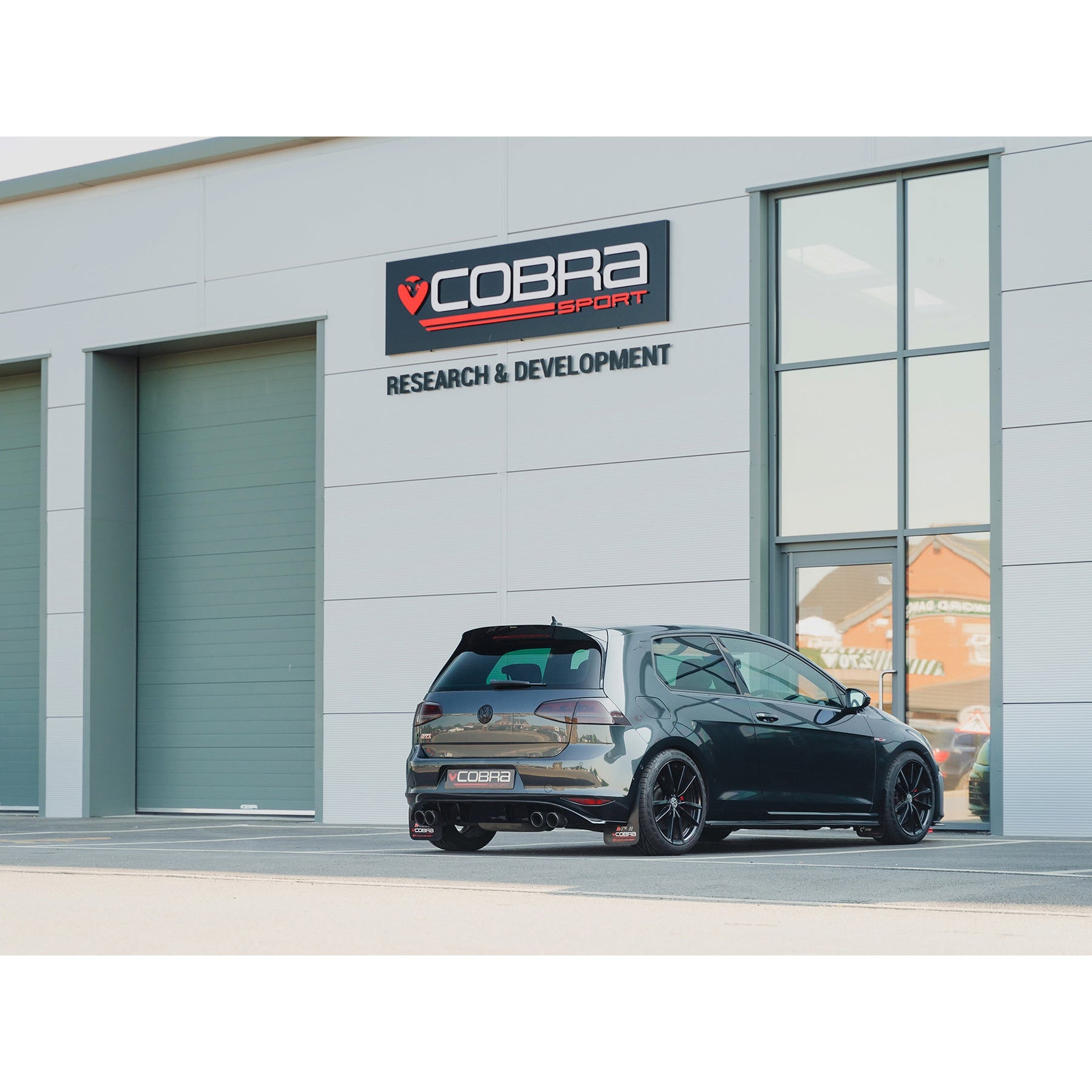 VW Golf GTI (Mk7) 2.0 TSI (5G) (12-17) Quad Exit Turbo Back Golf R Sty ...